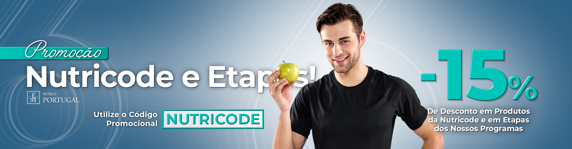 PROMOÇÃO- Nutricode e Etapas! - FM WORLD Portugal